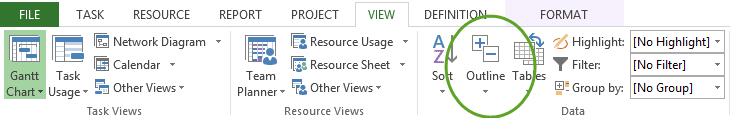 Microsoft Project Quick Tips: Using the Outline Button | MPUG | MPUG