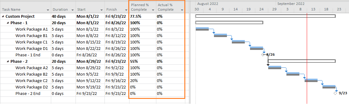 Planned and Actual Percent Complete in MS Project | MPUG | MPUG